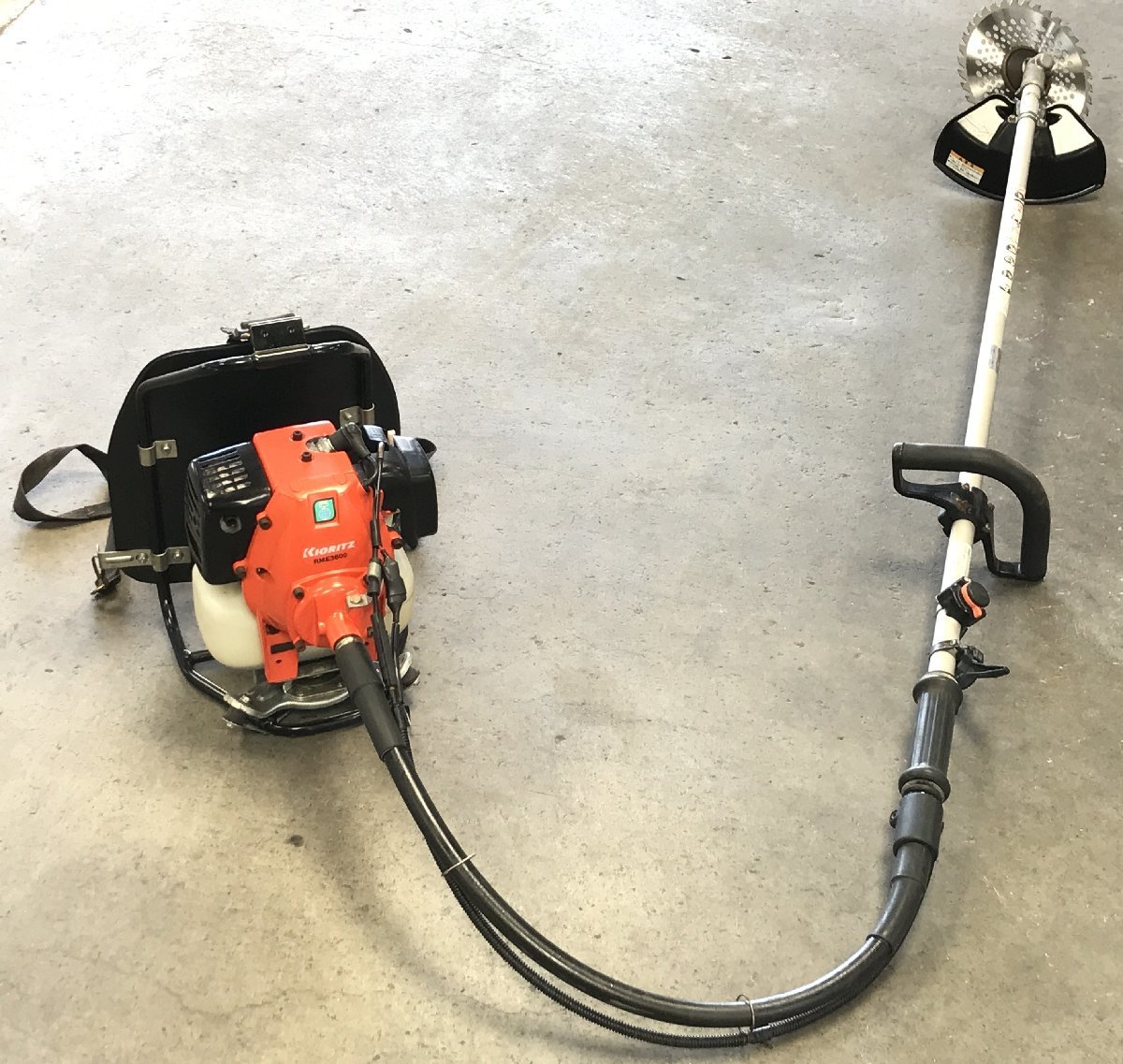 【やや傷や汚れあり】 1円スタート 動画有り KIORITZ 共立 RME3600 草刈機 背負い式 草刈り機 刈り払い機 新品替刃 ガソリン ...