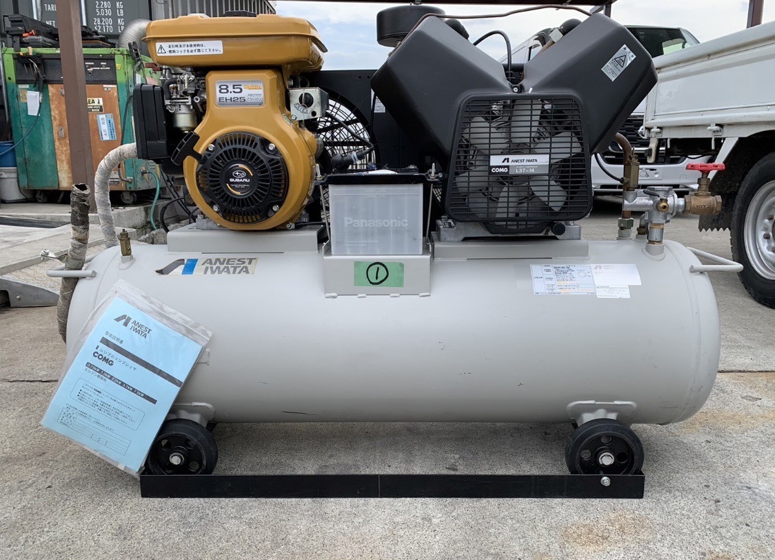 【やや傷や汚れあり】 中古 ANEST IWATA COMG/アネストイワタ/エンジンコンプレッサー/ガソリンコンプレッサー/L37－14/EH25/ガソリンエンジンの落札情報詳細 ...