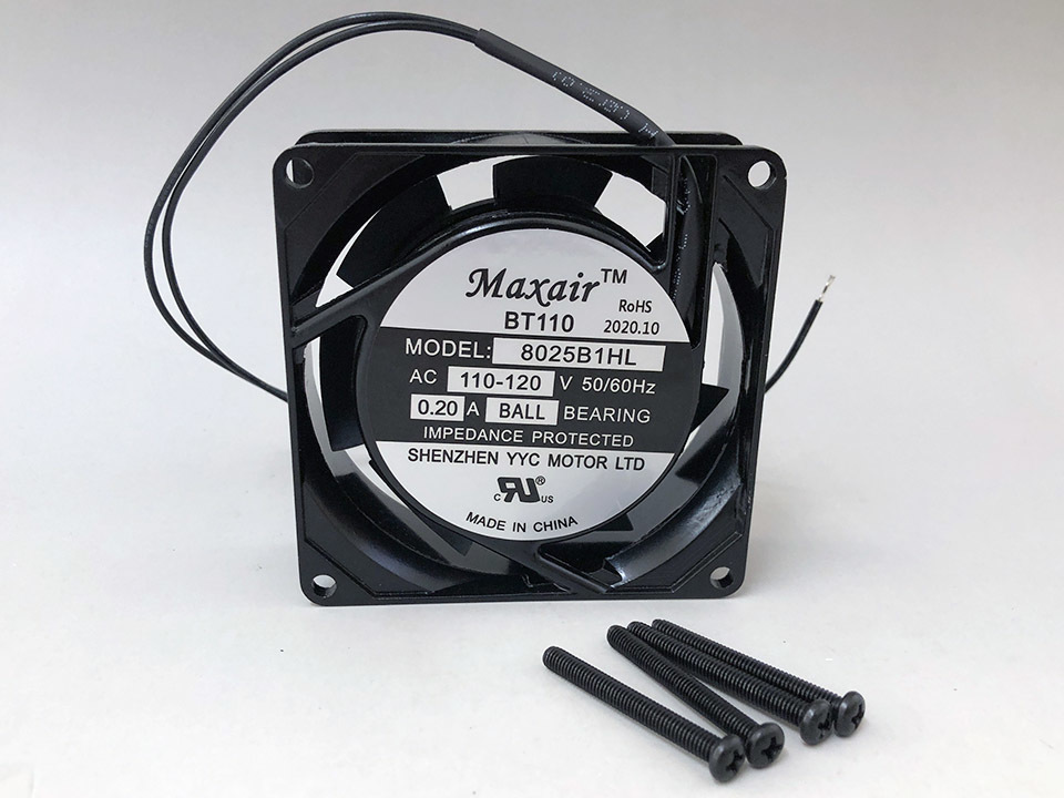 【未使用】★新品 ACファン AC100V 80x80x25mm リード線付 BT110(Maxair) 管理番号[F1-0031]★の落札 ...