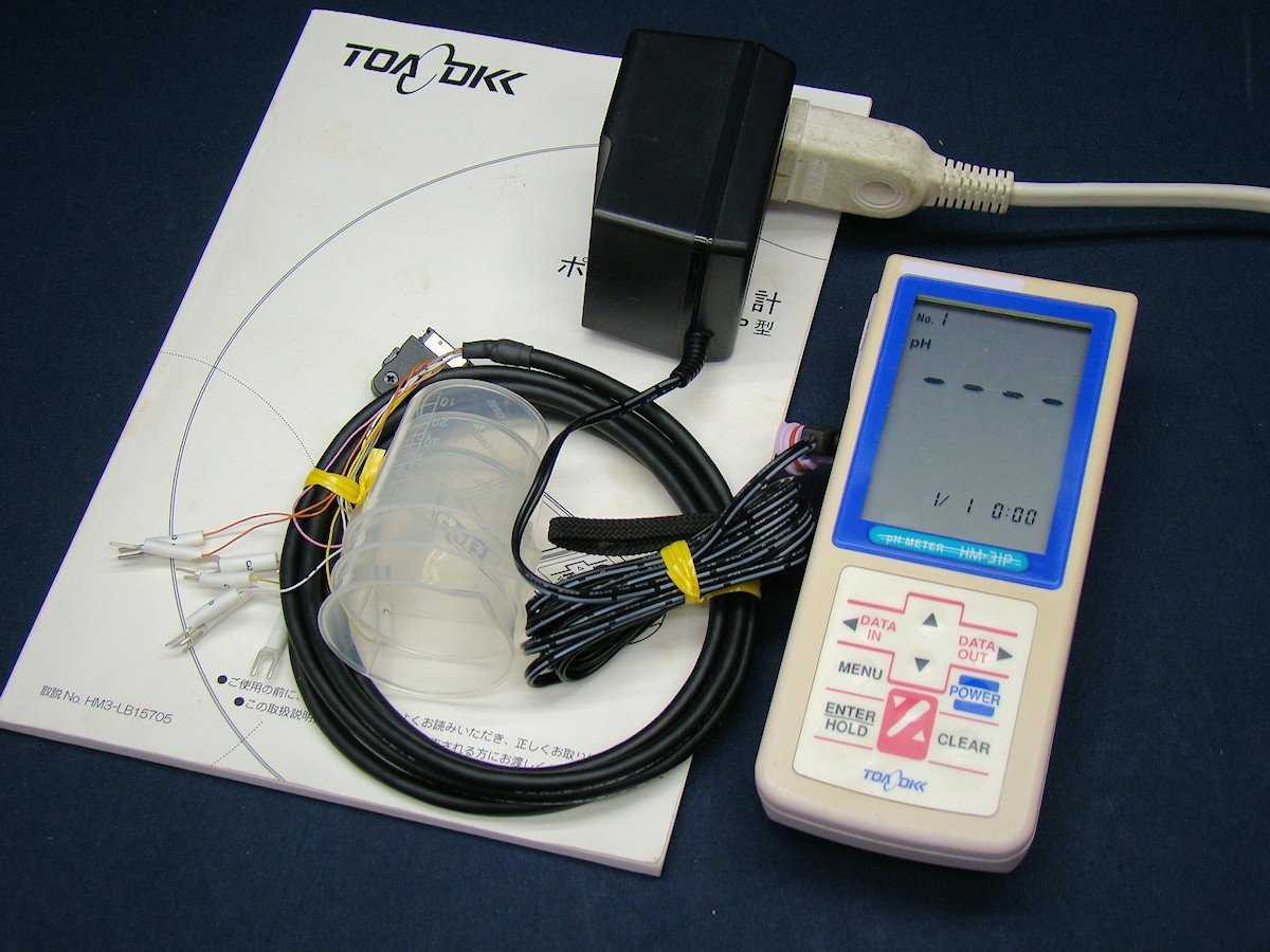 【傷や汚れあり】東亜DKK HM31P HM-31P ポータブルPHメーター ポータブルPH計 ORPメータ本体 中古の落札情報詳細 - ヤフオク落札価格検索 オークフリー