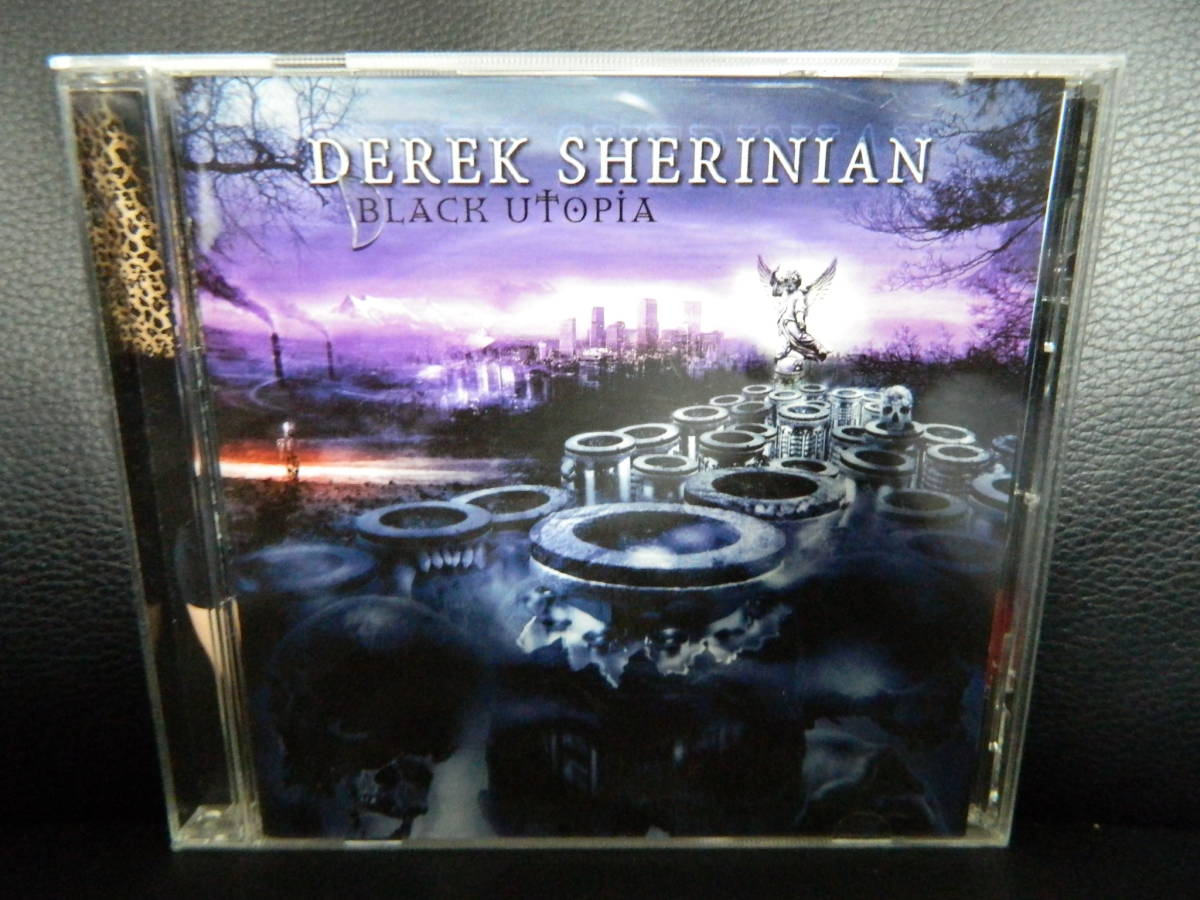 【やや傷や汚れあり】(33) DEREK SHERINIAN / BLACK UTOPIA 日本盤 ジャケ爪痕、日本語解説 経年の汚れありの ...