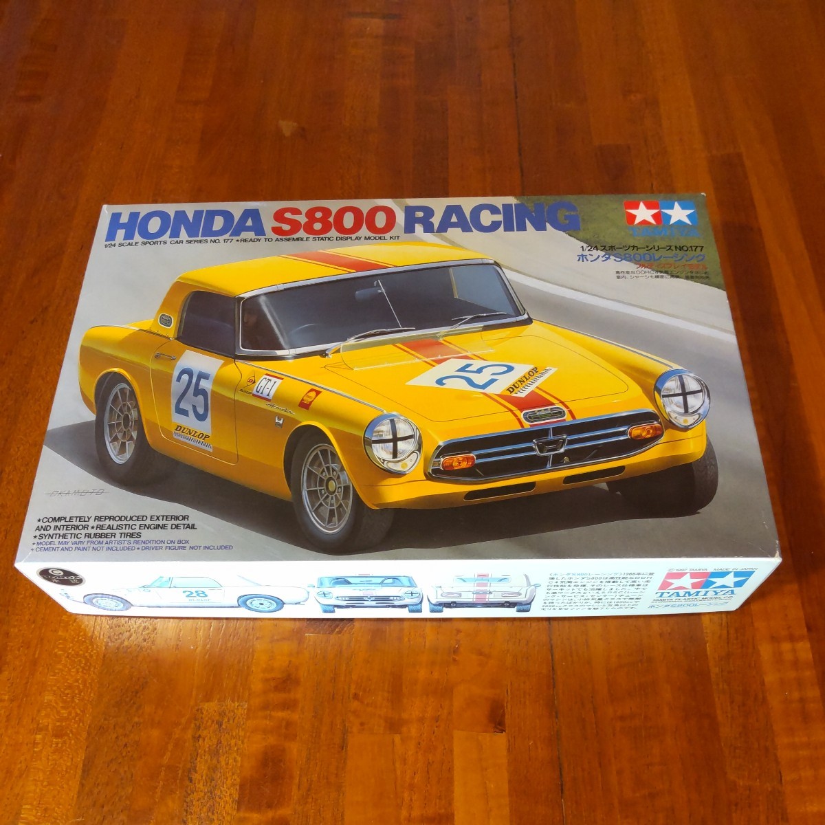 【未使用】HONDA S800 RACING 1/24 SCALE SPORTS CAR SERIES NO.177 ★READY TO ASSEMBLE STATIC DISPLAY ...