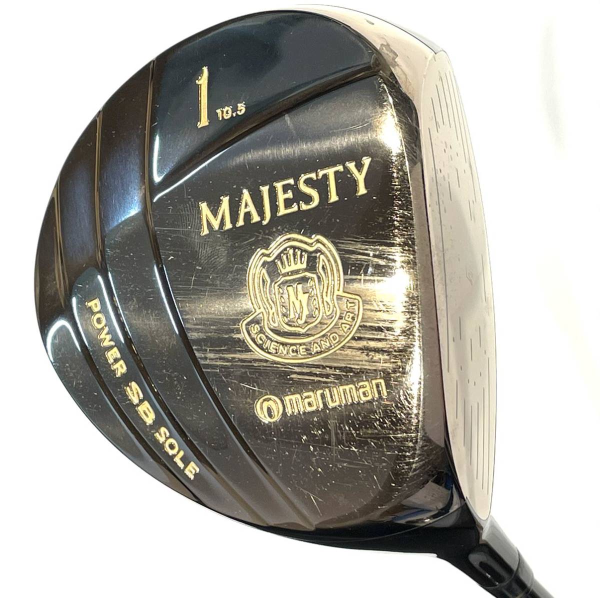 【全体的に状態が悪い】H2209 ゴルフクラブ MAJESTY 1 マジェスティ ROYAL Ⅲ 375 R maruman POWER SB ...
