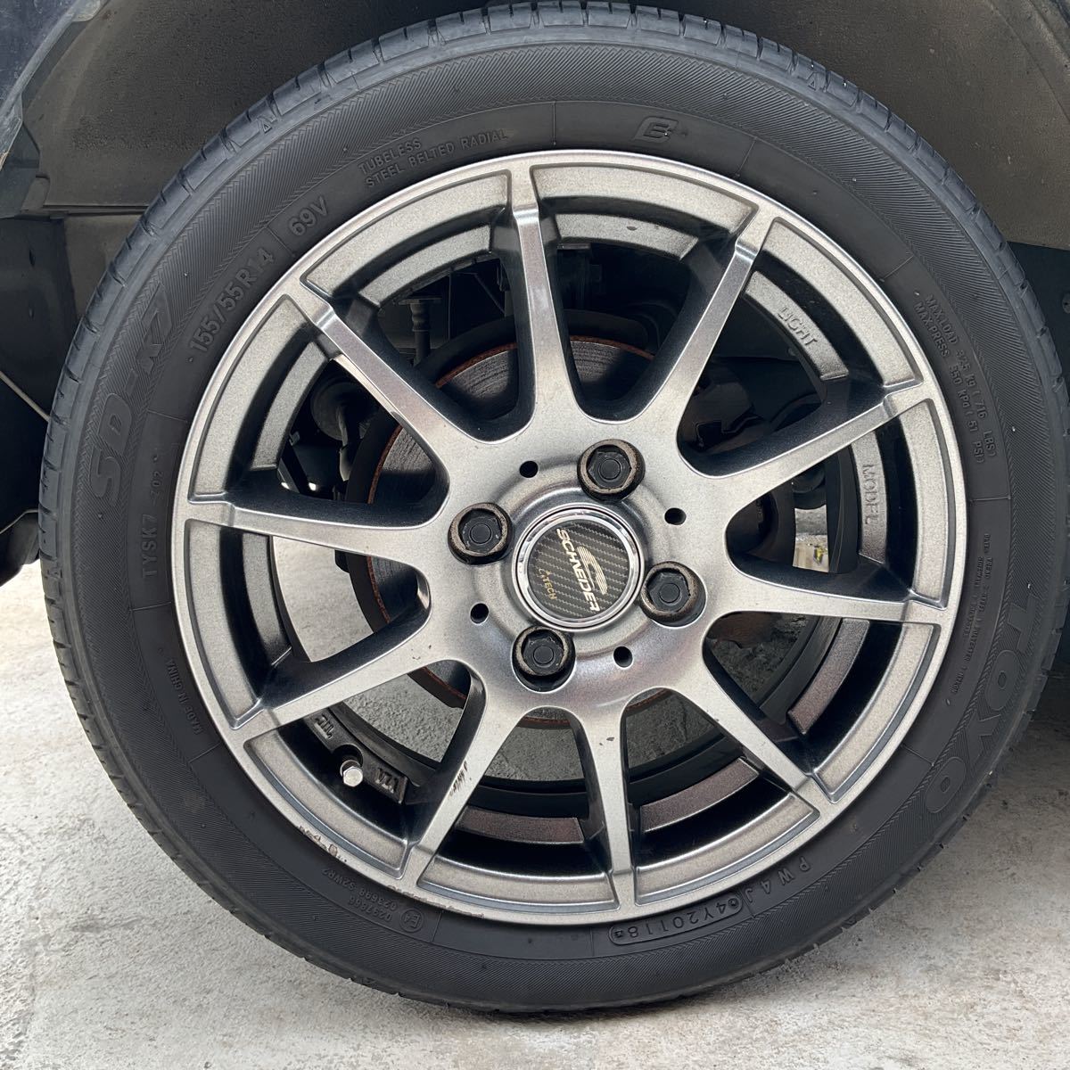 【傷や汚れあり】SCHNEIDER A-tech ライトモデル アルミホイール14インチ 4本セット 4穴 100PCD 165/55R14 155/55R14の落札情報詳細 - Yahoo ...