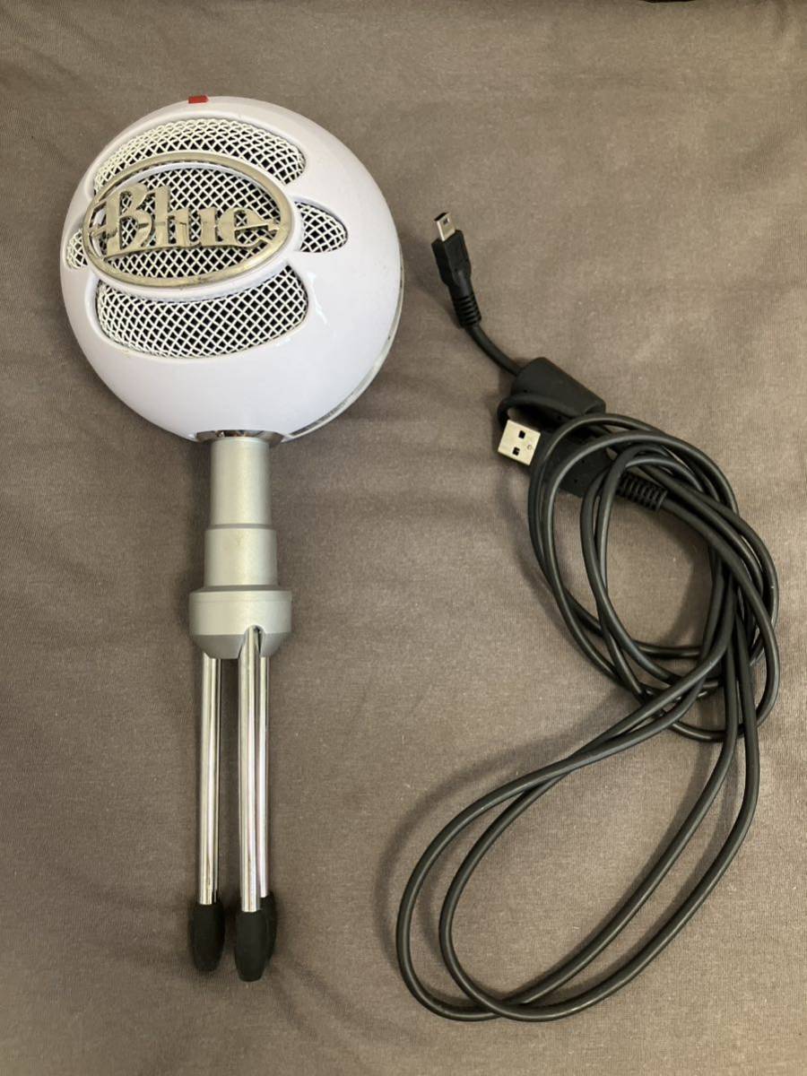 【やや傷や汚れあり】【1スタ】【通電確認済】Blue Microphones Snowball iCE スノーボールアイス USBコンデンサー ...