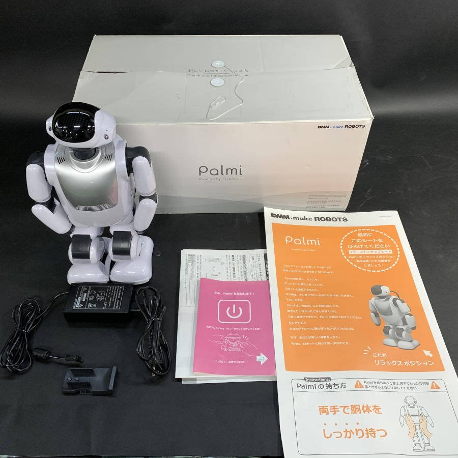 【傷や汚れあり】DMM.make ROBOTS パルミー Palmi コミュニケーションロボット ACアダプター 取説 元箱付き＊現状品の落札 ...