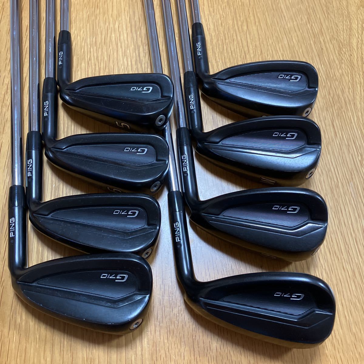 【やや傷や汚れあり】ピン G710 アイアンセット パワースペック 5〜PW、UW 計7本 NS PRO 950GH NEO フレックスS 中空 緑ドット PINGの落札情報詳細 - ヤフオク ...