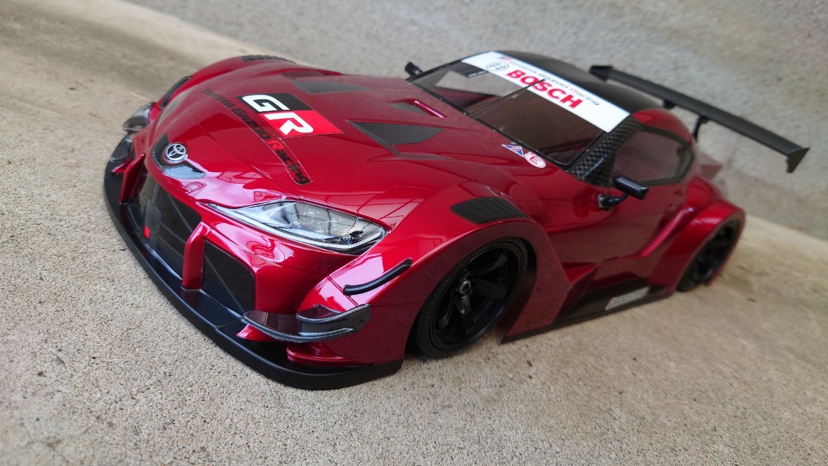 【未使用】☆希少☆ 1/10 RCボディ タミヤ au TOM'S GRスープラ GT500 新品未使用 完成品 TT01 TT02 TA06 TA07 TB04 TRFの落札情報詳細 ...