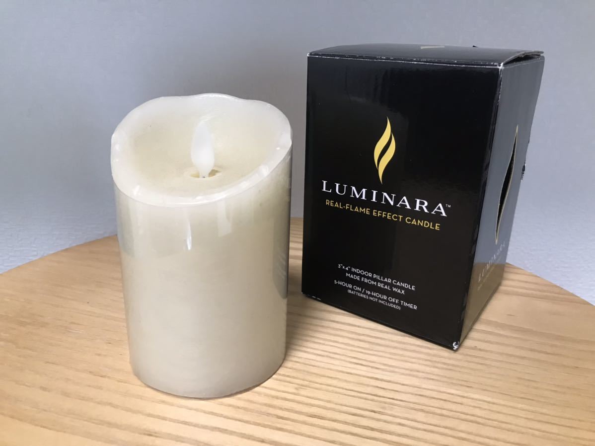【目立った傷や汚れなし】LUMINARA（ルミナラ）LEDキャンドル （色:アイボリー）の落札情報詳細 - ヤフオク落札価格検索 オークフリー