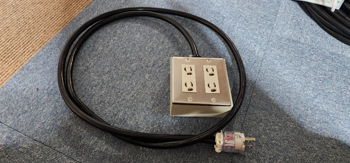 【未使用】フジクラ ケーブル使用 オーディオ 電源タップ 極太 CV 5.5sq 3c 2m オーダーメイド受け付けます パナソニック コンセント使用 の落札情報詳細 - Yahoo ...