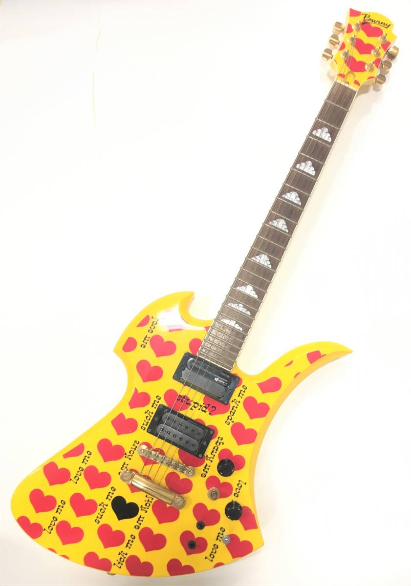 【目立った傷や汚れなし】【6549】Burny FERNANDES バーニー Yellow Heart イエローハート エレキギターの落札情報詳細 - Yahoo!オークション落札価格検索 ...