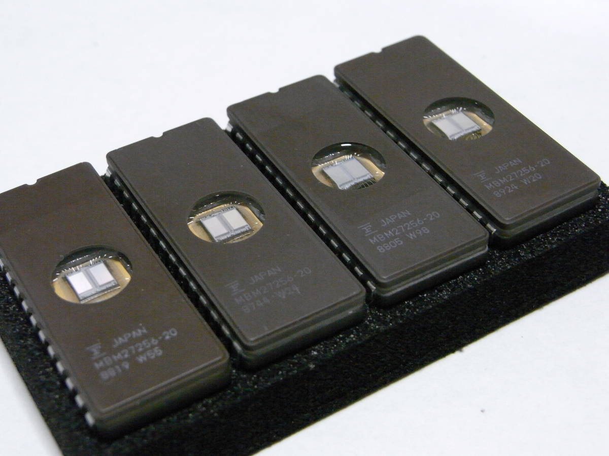 【目立った傷や汚れなし】★ FUJITSU . Texas. STマイクロ. INTEL. EPROM . 27256 8個セット 美品（消去確認済み）A-010★の落札情報詳細 - ヤフオク ...