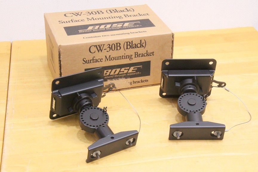 【傷や汚れあり】///BOSE スピーカーブラケット CW-30B ペア /// の落札情報詳細 - ヤフオク落札価格検索 オークフリー