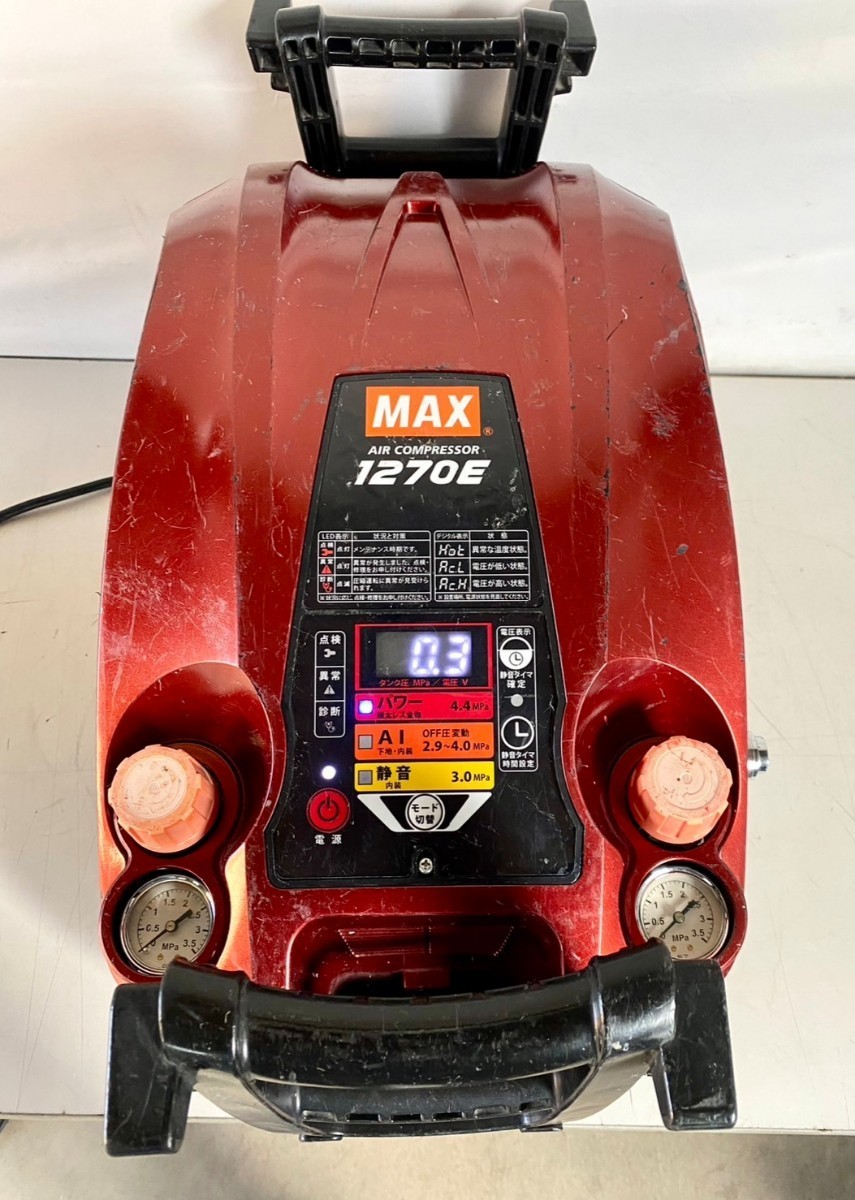【傷や汚れあり】F103 ★MAX マックス スパーエア・コンプレッサ AK-HL・HH1270Eの落札情報詳細 - ヤフオク落札価格検索 オークフリー
