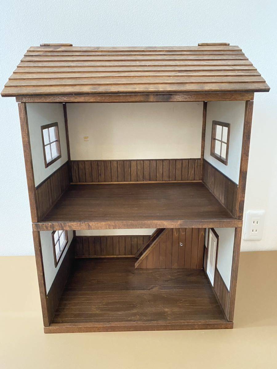 【傷や汚れあり】ドールハウス アンティーク 木製ミニチュア ヴィンテージ 木製ハウス 人形 shackman レトロの落札情報詳細 ...