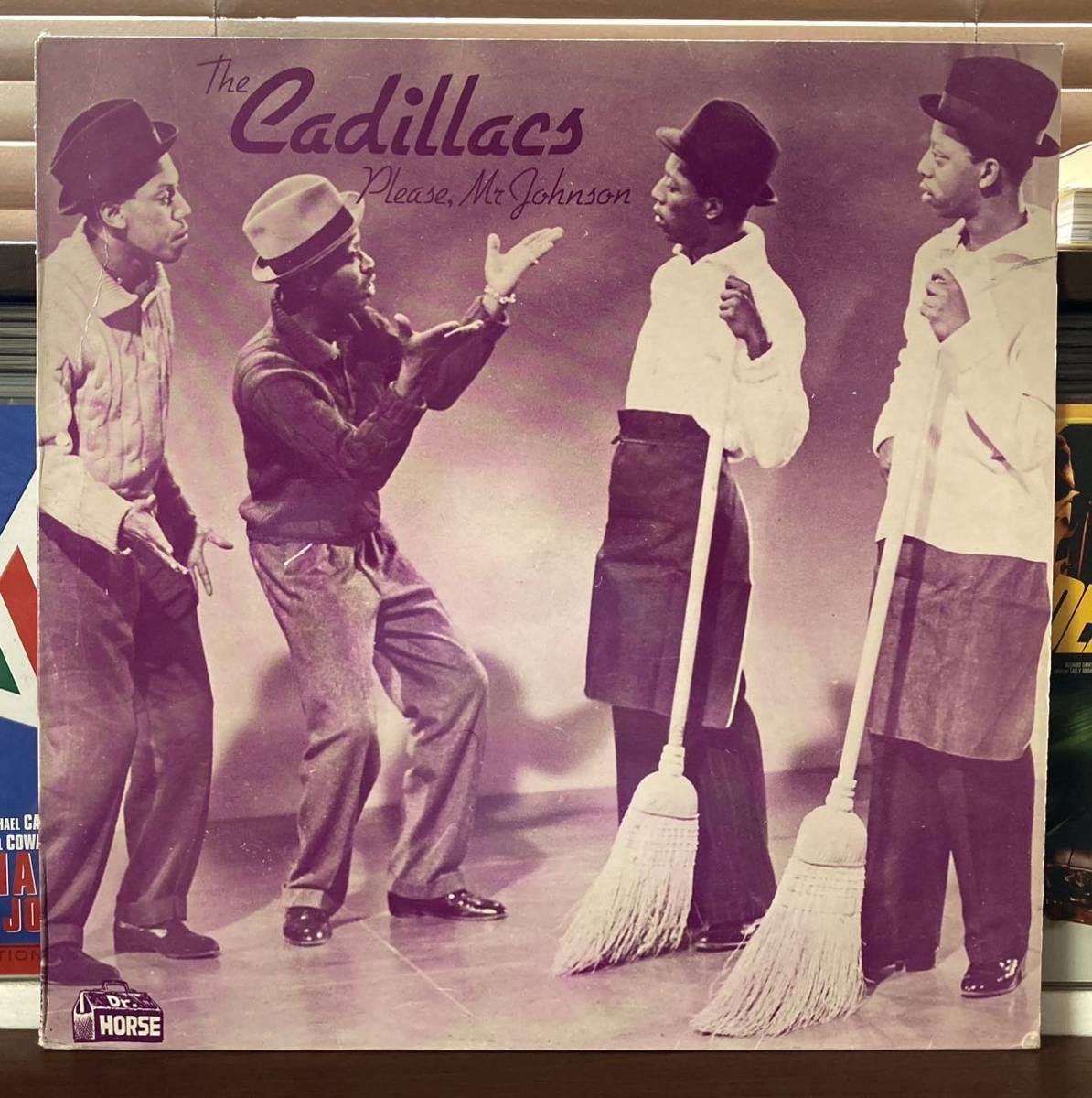 【やや傷や汚れあり】【tHE CADILLACS- Please Mr.Johnson】LP-50’s ROCKIN’ DOOWOP R&R ...