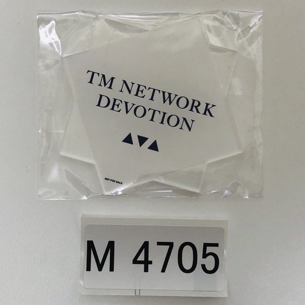 【未使用】M4705 即決 セブンネットショッピング限定購入特典 アクリルコースターのみ TM NETWORK DEVOTION 7net ...