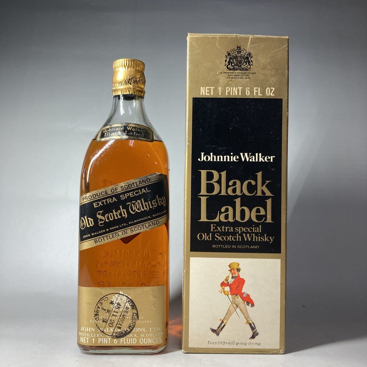 【やや傷や汚れあり】1円 ジョニーウォーカー ブラックラベル BLACK LABEL EXTRA SPECIAL 古酒 スコッチウイスキーの ...