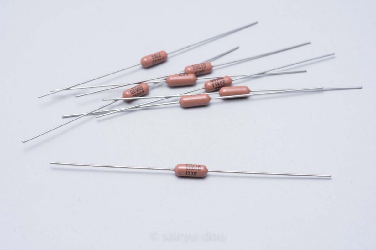 【未使用】RN60D 1kΩ（1001F） 1/4W Vishay/DALE 金属皮膜抵抗 新品8個セットAの落札情報詳細 - ヤフオク落札 ...