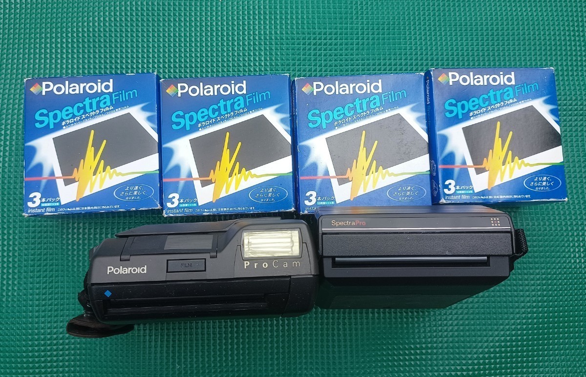 【傷や汚れあり】1000円スタート! ポラロイド Polaroid Spectra Pro ProCam Spectra Film 10枚撮り×3本/箱 4箱 ポラロイドカメラ ポラロイド ...