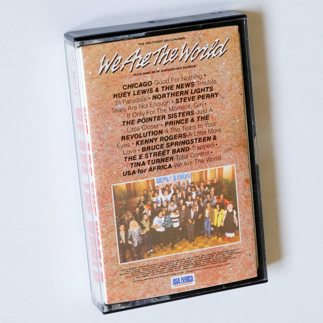 【やや傷や汚れあり】《US版カセットテープ》USA for Africa We Are The World ウィ アー ザ ワールド ...