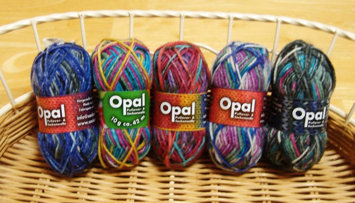 【未使用】C＊人気商品＊ソックヤーン【Opal オパール mini ball 10g巻き 5個セット】の落札情報詳細 - ヤフオク落札価格検索 ...