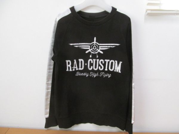 【目立った傷や汚れなし】(54375)ラッドカスタム RAD CUSTOM キッズ 男の子 長袖 スウェット プルオーバー ブラック 150㎝ USEDの落札情報詳細 - ヤフオク落札価格検索 ...