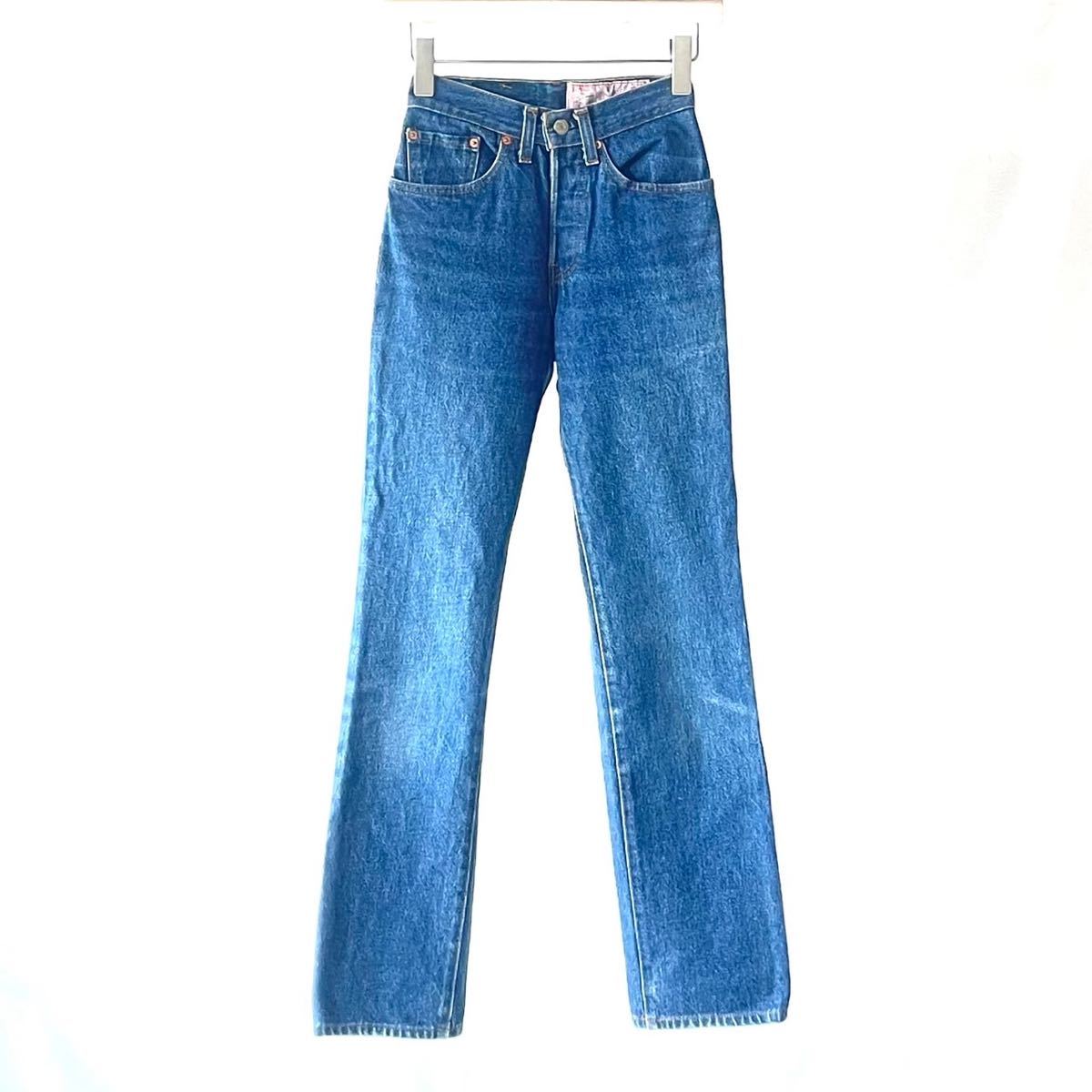 【やや傷や汚れあり】80s USA Levi's 26501 denim pants アメリカ製リーバイス ハイウエスト デニムパン米国製 ...