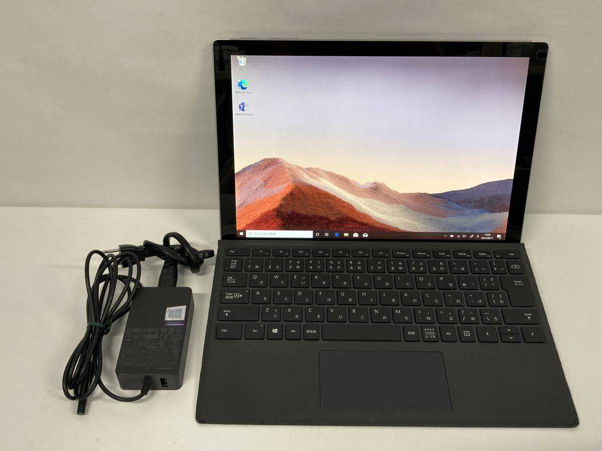 【傷や汚れあり】（訳あり）Microsoft Surface Pro 7 model:1866、i5-1035G4 1.10Ghz / RAM 8GB / SSD 128GB ...