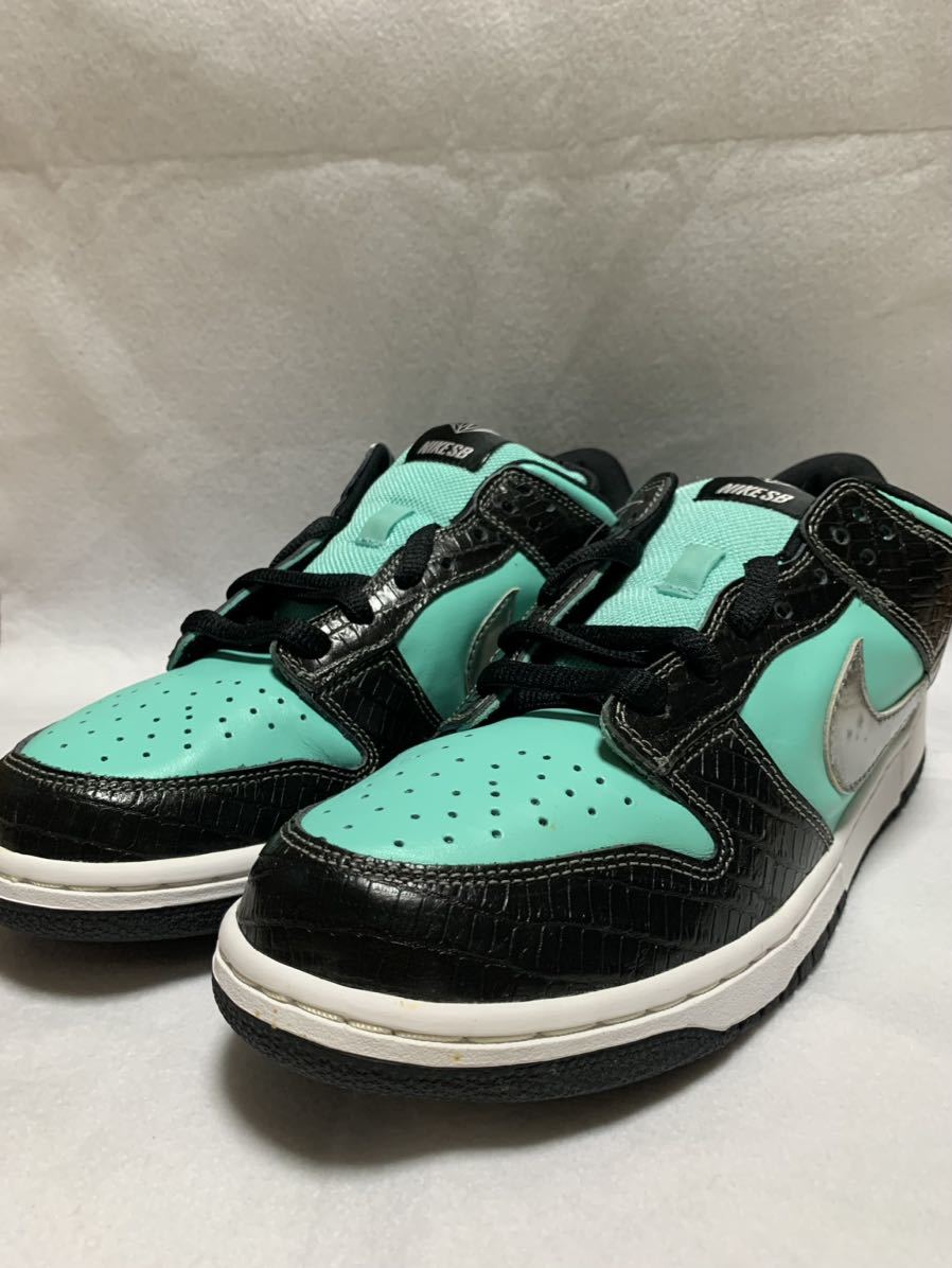 【未使用】1円スタート 新品 デッドストック 未使用 NIKE DUNK SB Diamond Tiffany ナイキ ダンク ダイアモンド ...
