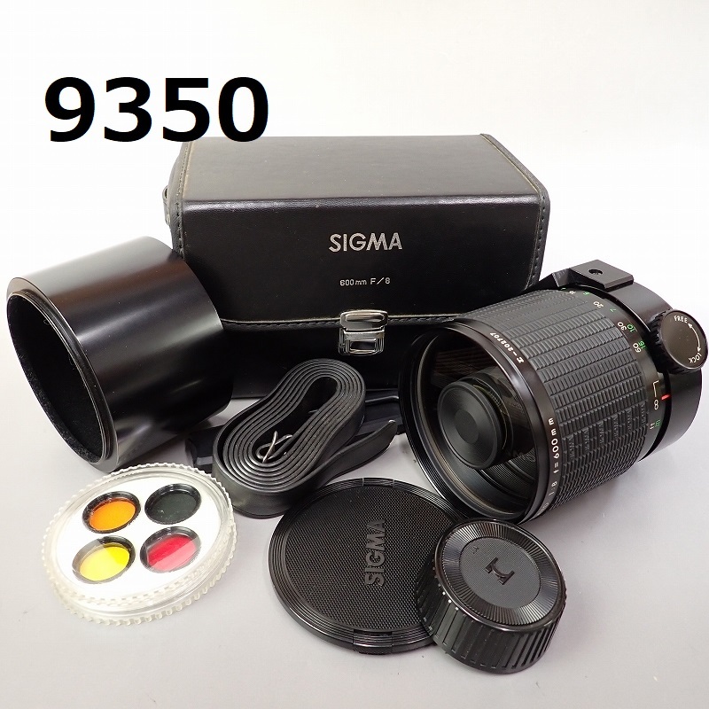 【目立った傷や汚れなし】FK-9350 SIGMA MIRROR-TELEPHOTO MULTI-COATED 1:8 F=600㎜ 美品 ...