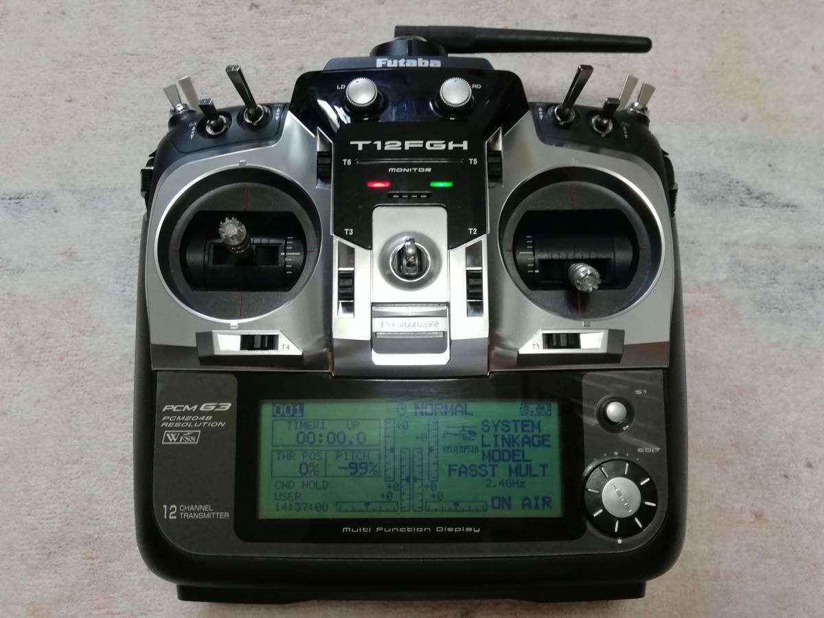【目立った傷や汚れなし】Futaba フタバ T12FGH TM-14 2.4GHz FASSTの落札情報詳細 - ヤフオク落札価格検索 オークフリー
