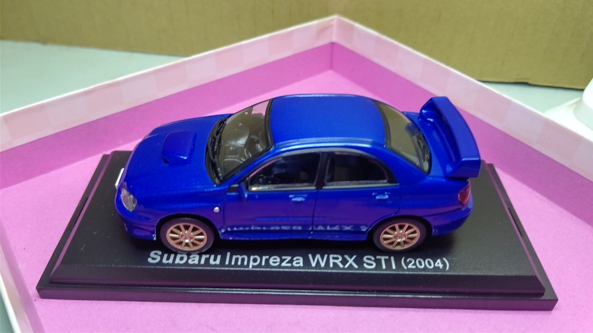 【やや傷や汚れあり】スケール 1/43 Subaru Impreza WRX STI 2004年！スバル インプレッサ！ 国産名車コレクション！ 右ミラー欠落！の落札情報詳細 - ヤフオク落札 ...