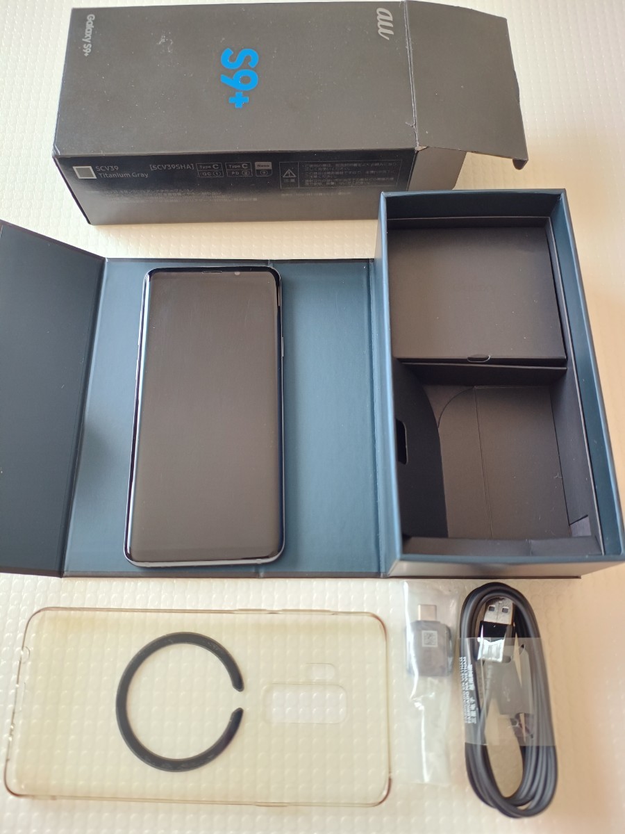 【やや傷や汚れあり】SIMロック解除 Galaxy S9＋ SCV39 6.2インチ メモリー6GB ストレージ64GB チタニウム グレー auの落札情報詳細 - ヤフオク落札価格検索 オークフリー
