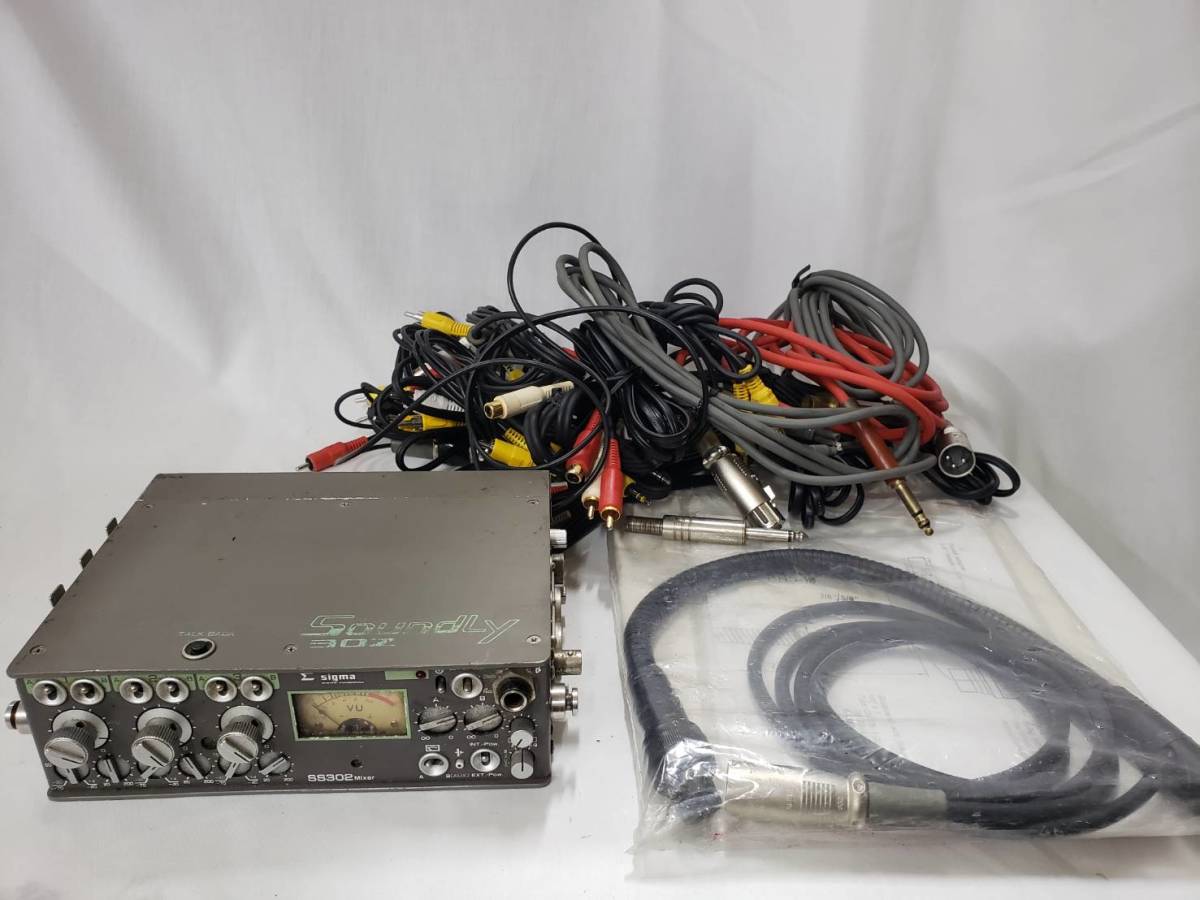 【中古】 SIGMA SS-403 シグマ ENG向け3chポータブルミキサー 専用ミキサーケース付き！ ジャンク の落札情報詳細 ...