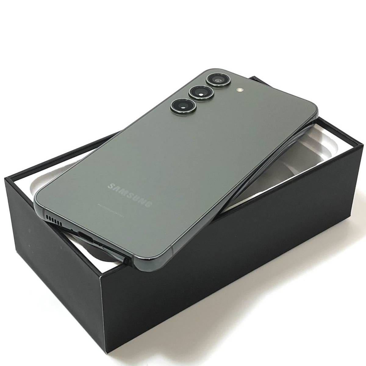 【未使用に近い】【新品同様】Samsung｜Galaxy S23 128GB｜SIMフリー｜SM-S911W｜SC-51D｜グリーン｜動作確認 ...