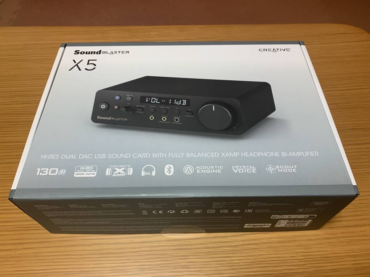 【未使用】CREATIVE Sound Blaster X5 SB-X-5 + Creative BT-W5 HP-BTW5【未開封新品】の ...