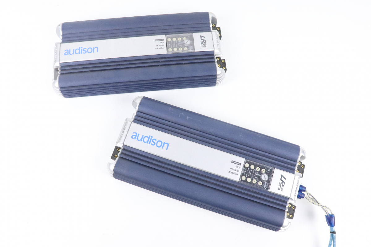 【目立った傷や汚れなし】audison LRx4.300 オーディソン パワーアンプ 2点 カーオーディオ オーディオ機器 030JJLV46 ...