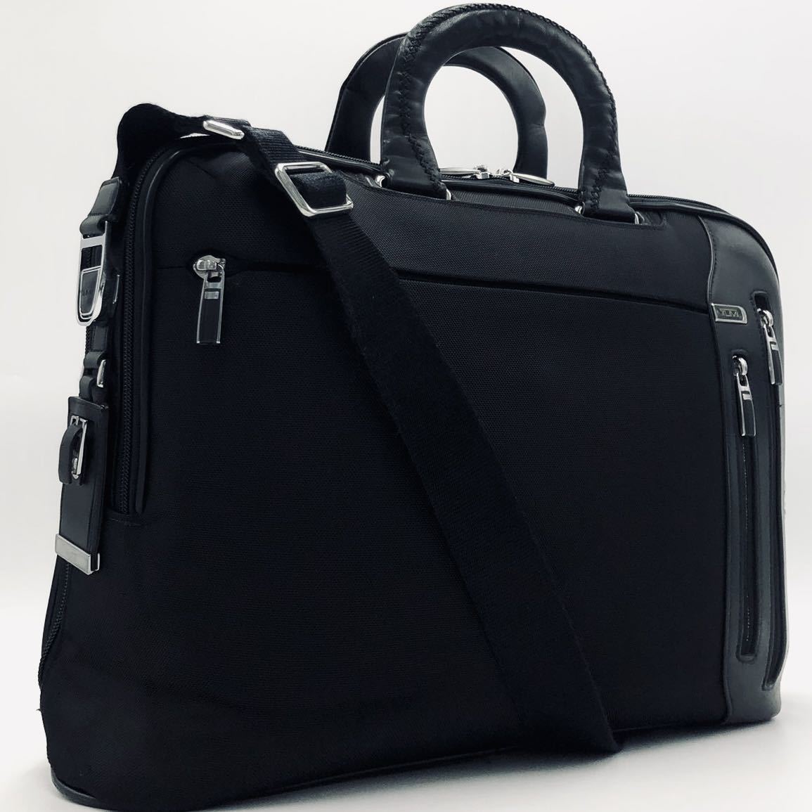 【目立った傷や汚れなし】1円〜 極美品 TUMI トゥミ アリーヴェ ナリタ スリム ブリーフ 2way メンズ ビジネスバッグ ショルダーバッグ レザー A4/PC可 斜め掛け 黒の落札情報 ...