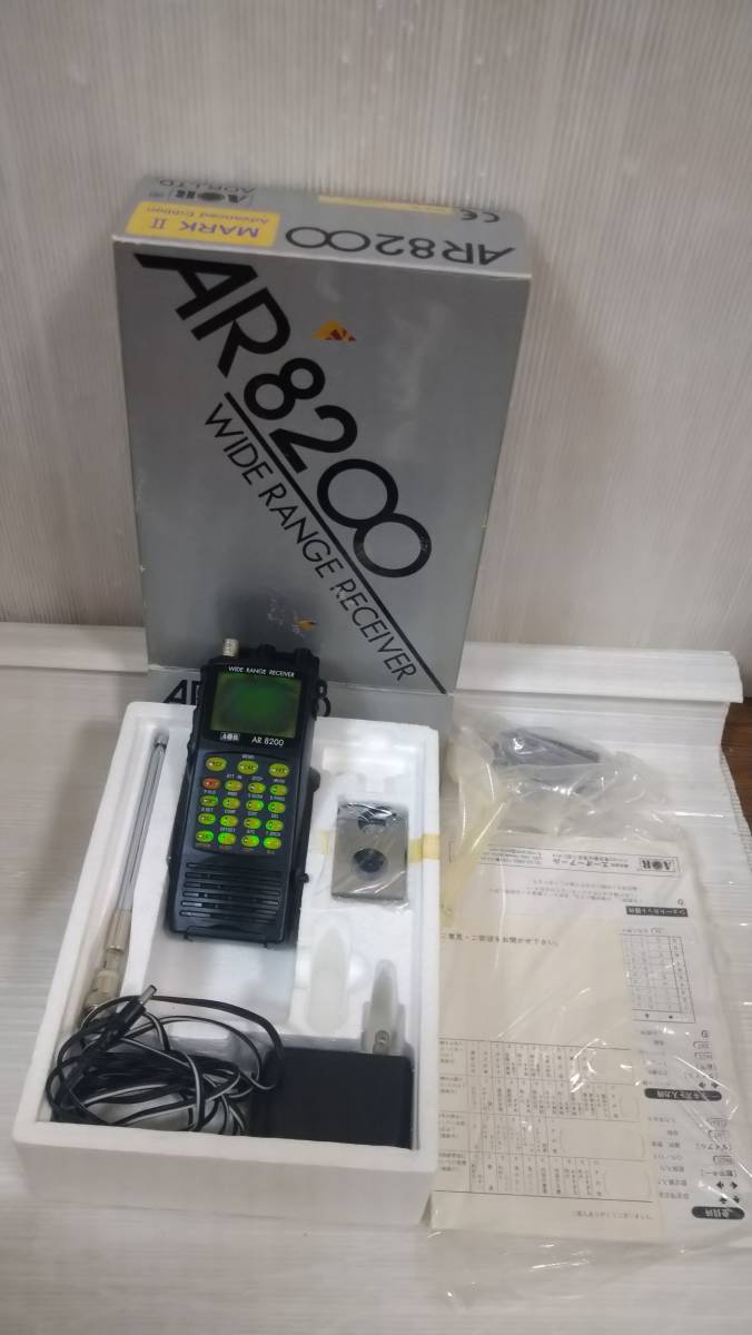 【やや傷や汚れあり】AOR AR8200 MARK Ⅱ Advanced Edition WIDE RANGE RECEIVER 4-278の ...