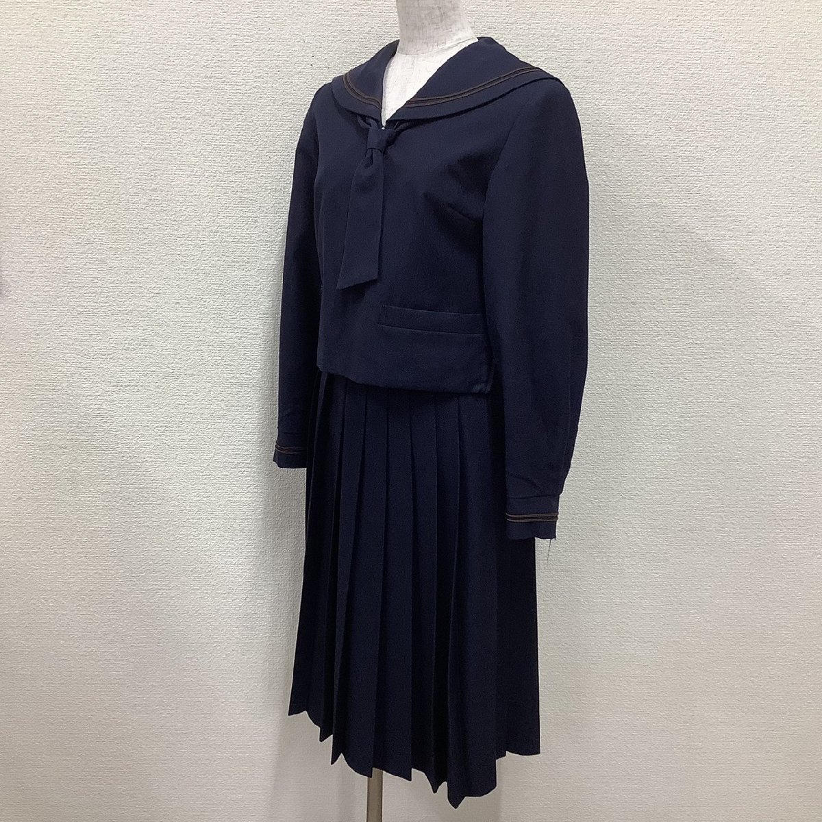 【傷や汚れあり】(Y)I301 (中古) 山形県 山形西高校 セーラー服 上下セット /9/W68/セーラー/スカート/NIKKE/茶色2本/冬服/制服/中学/女子学生/学生服の落札情報詳細 ...