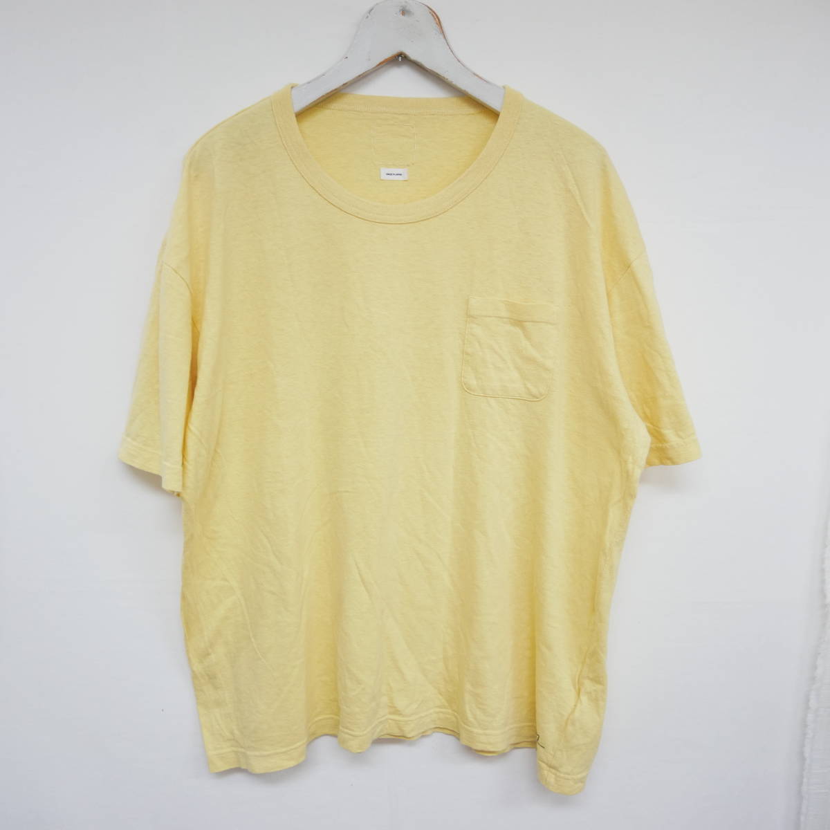 【目立った傷や汚れなし】【1円】良好 国内正規 visvim ビズビム 20AW JUMBO TEE S/S STAMP スタンププリント ポケットTシャツ 0120205010019 ...