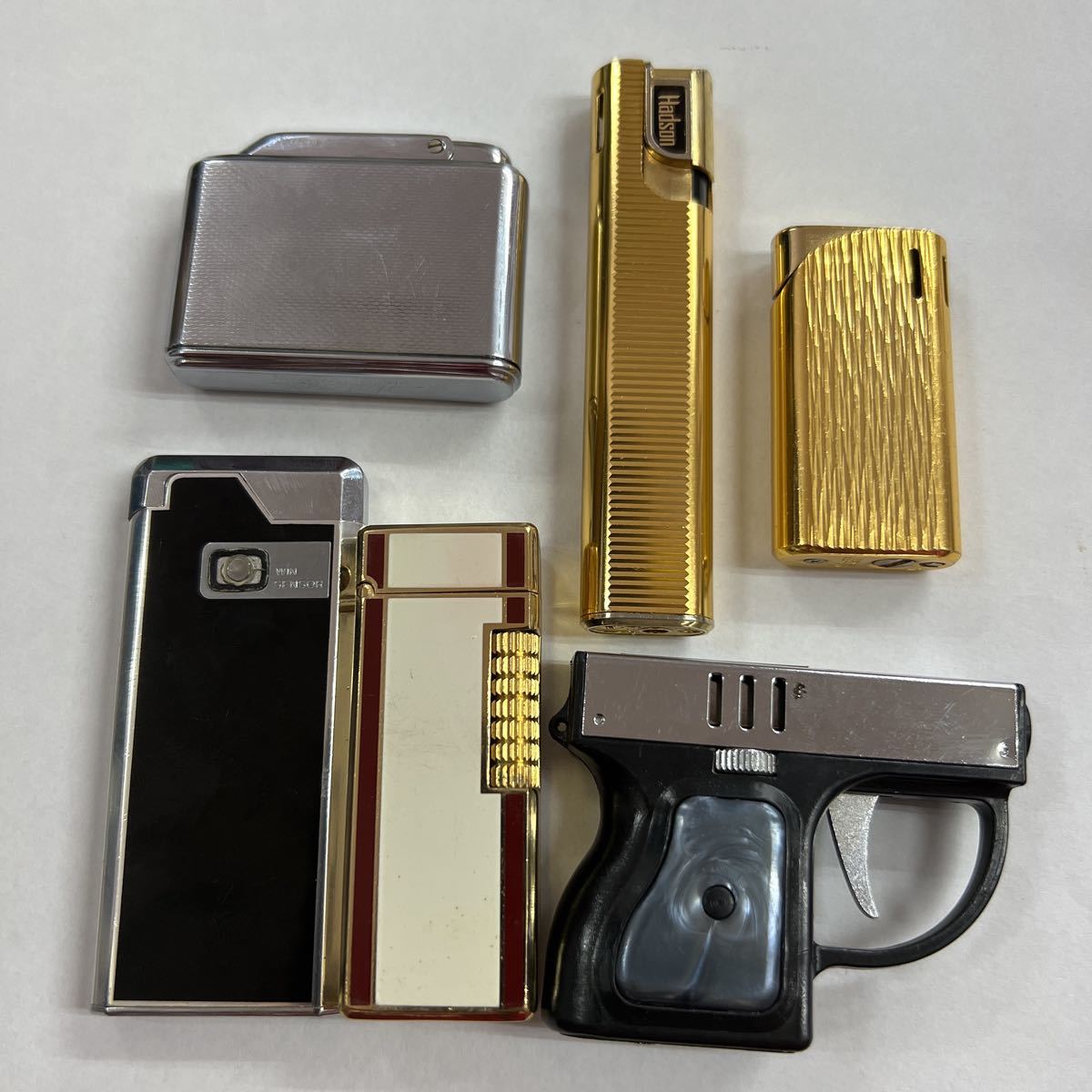 【傷や汚れあり】6個セット KING BUTANE IBIS Hadson ハドソン 拳銃型 HELO M23 WIN SENSOR ...