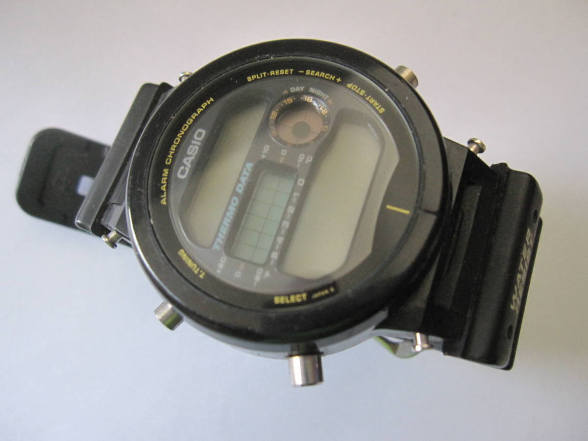 【傷や汚れあり】ジャンク CASHO カシオ G-SHOCK ジーショック DW-6100 974 Shock Resistant 温度 ...