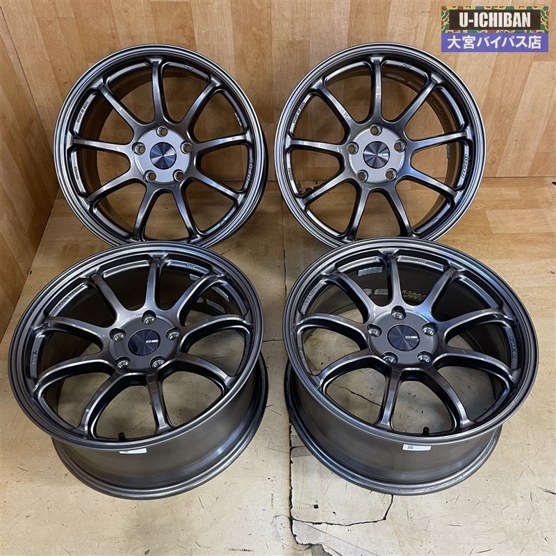 【未使用に近い】ENKEI エンケイ パフォーマンスライン PF09 18インチ 8.5J +45 5H 120 ホイールのみ 4本セット シビックタイプR などに 004の落札情報詳細 ...