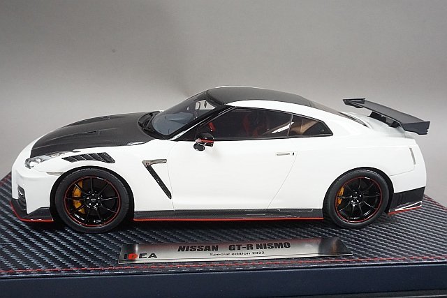 【やや傷や汚れあり】メイクアップ / IDEA 1/18 Nissan 日産 GT-R NISMO Special Edition 2022 ブリリアントホワイトパール IM060Bの落札情報 ...