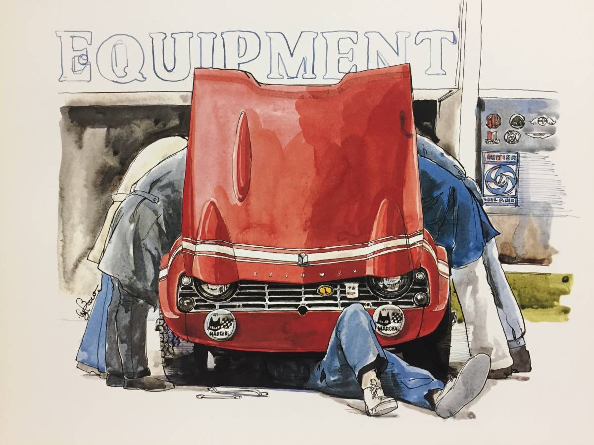 【未使用】【正規品 絶版】Bowイラストトライアンフ TR-4 レーシング カーマガジン Triumph TR-4 Racing アンティーク クラシックカー 旧車 絵の落札情報詳細 ...