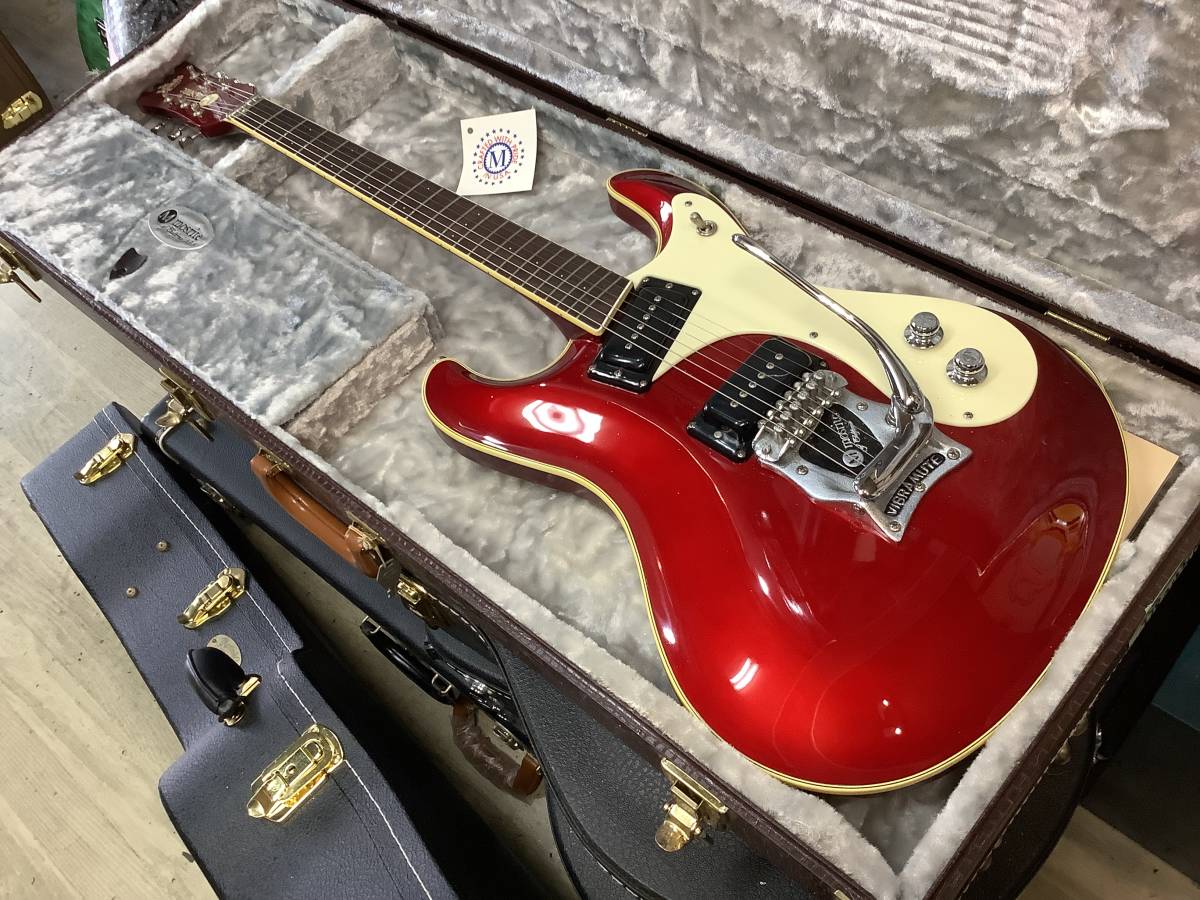 【目立った傷や汚れなし】Mosrite USA The Ventures Model CAR カラー V-63 REISSUE ...
