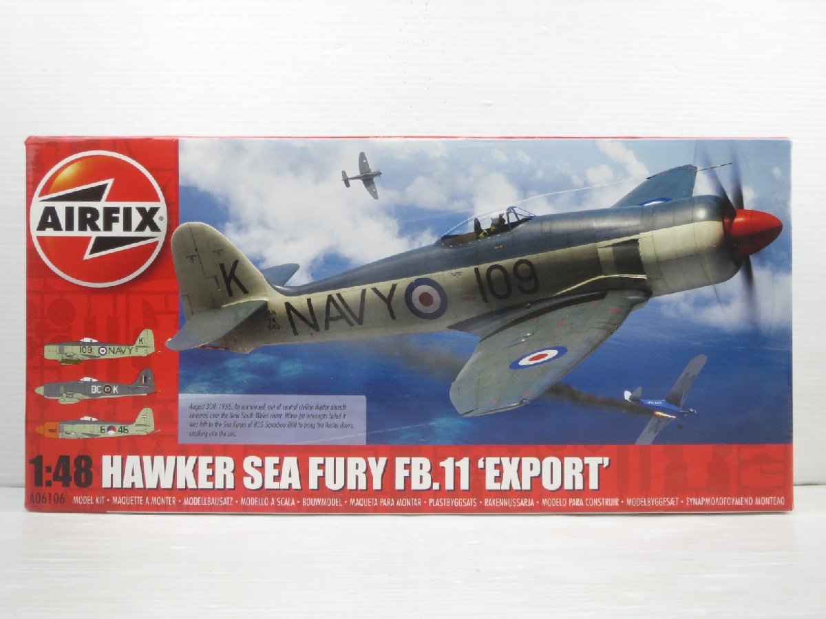【未使用に近い】♪AIRFIX エアフィックス 1/48スケール ホーカー シーフューリー FB.11 輸出仕様 A06106 プラモデル♪未組立品の落札情報詳細 - Yahoo!オークション ...
