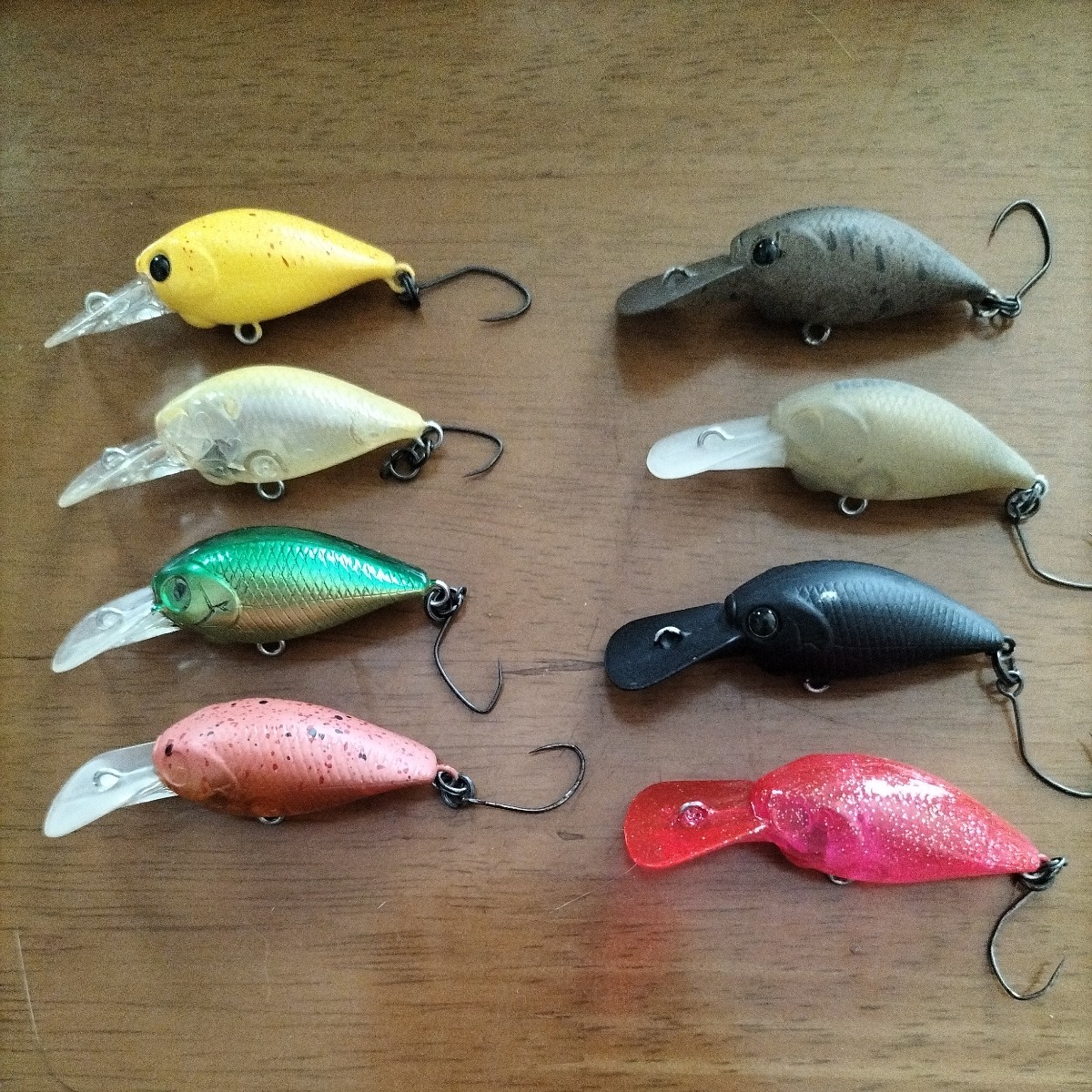 【やや傷や汚れあり】☆ラッキークラフト ディープクラピー Deep CRA PEA SFT lucky craft オリカラ 8個セット☆の ...